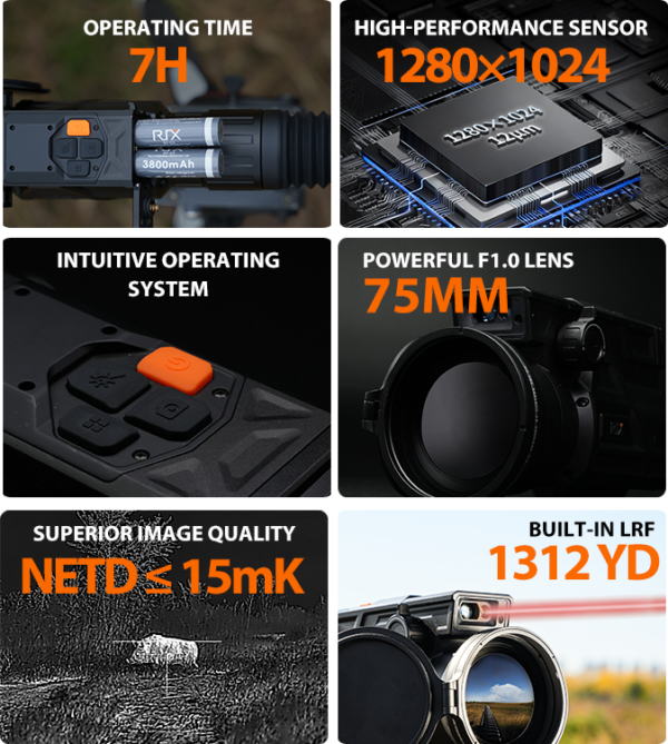 DBH Thermal Imaging Rifescopes - RIX OPTICS